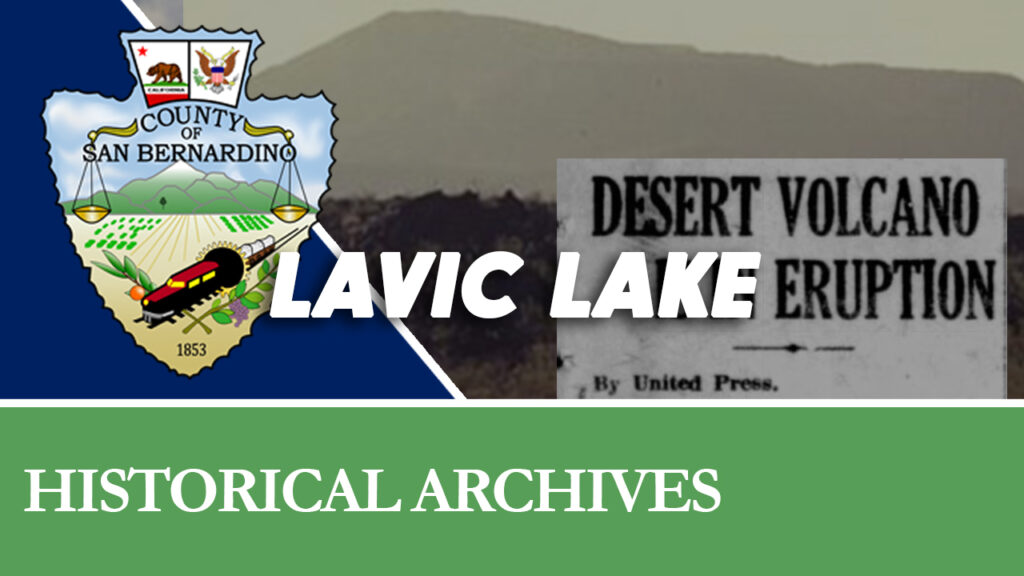 Lavic Lake – San Bernardino County Assessor-Recorder-Clerk